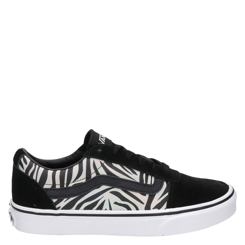 Vans Ward Zebra - Lage sneakers voor dames - Zwart - Nelson.nl
