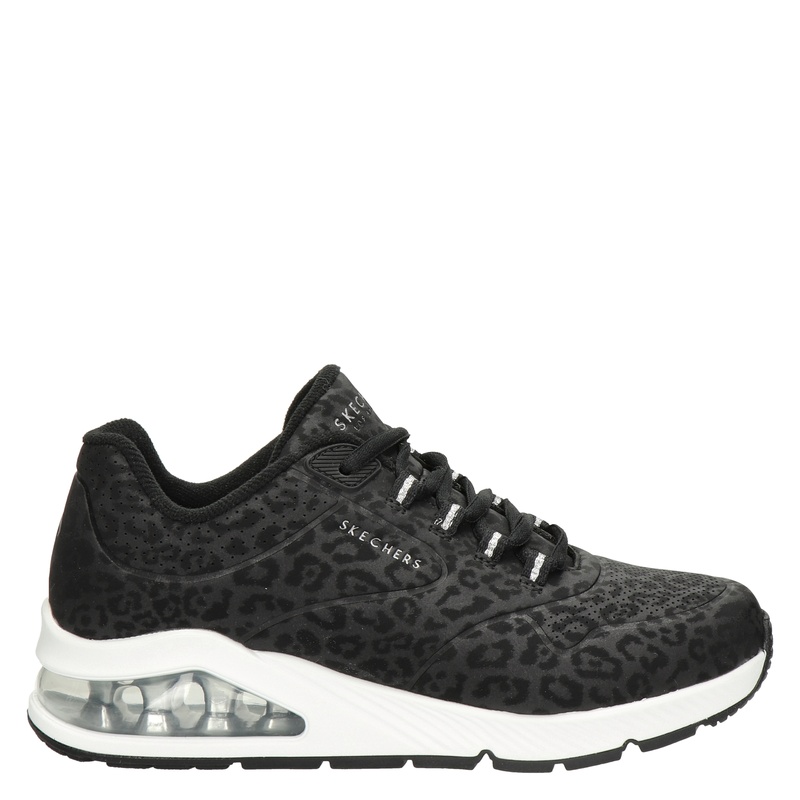 Skechers Uno 2 - Lage sneakers voor dames - Zwart - Nelson.nl
