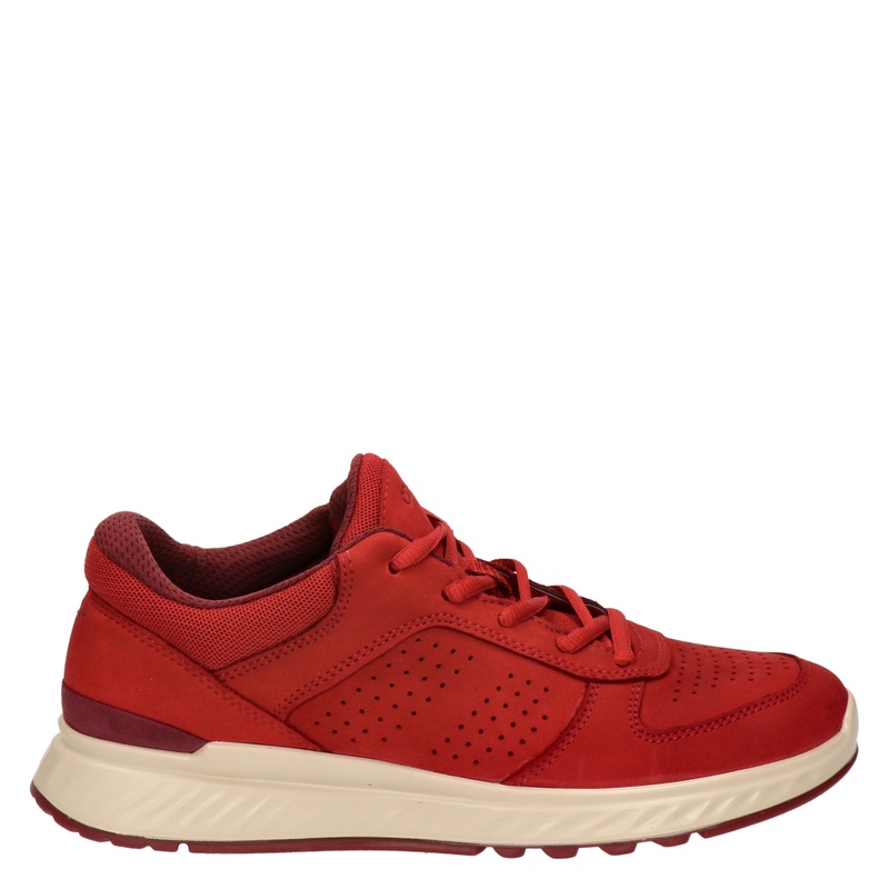 Ecco Exostride - Lage sneakers voor dames - Rood - Nelson.nl