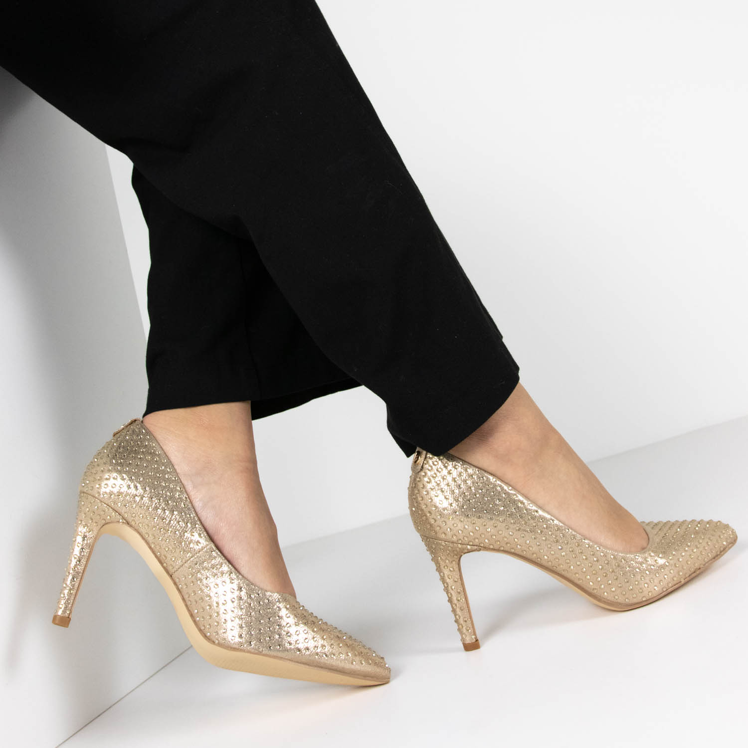 La Strada - Pumps voor dames - Goud - Nelson.nl