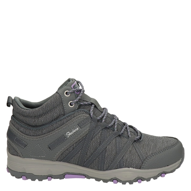 Skechers Seager Hiker - Wandelschoenen voor dames - Grijs - Shoemixx.nl
