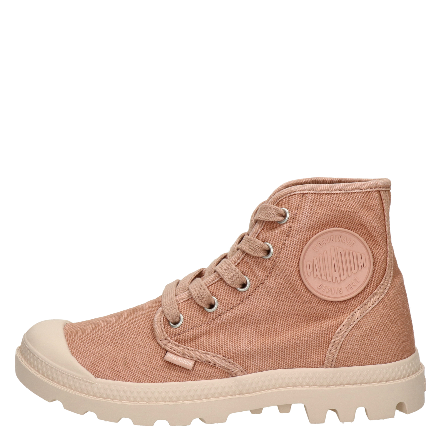 Palladium Pampa Hi - Veterboots voor dames - Roze - Nelson.nl