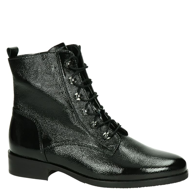 Gabor - Veterboots voor dames - Zwart - Shoemixx.nl