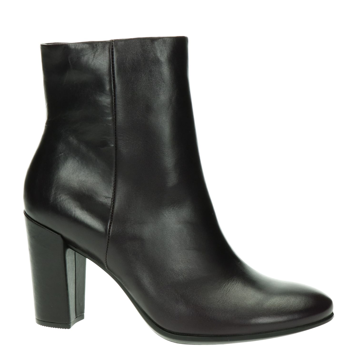 Ecco Shape 75 Block - Enkellaarsjes voor dames - Paars - Shoemixx.nl