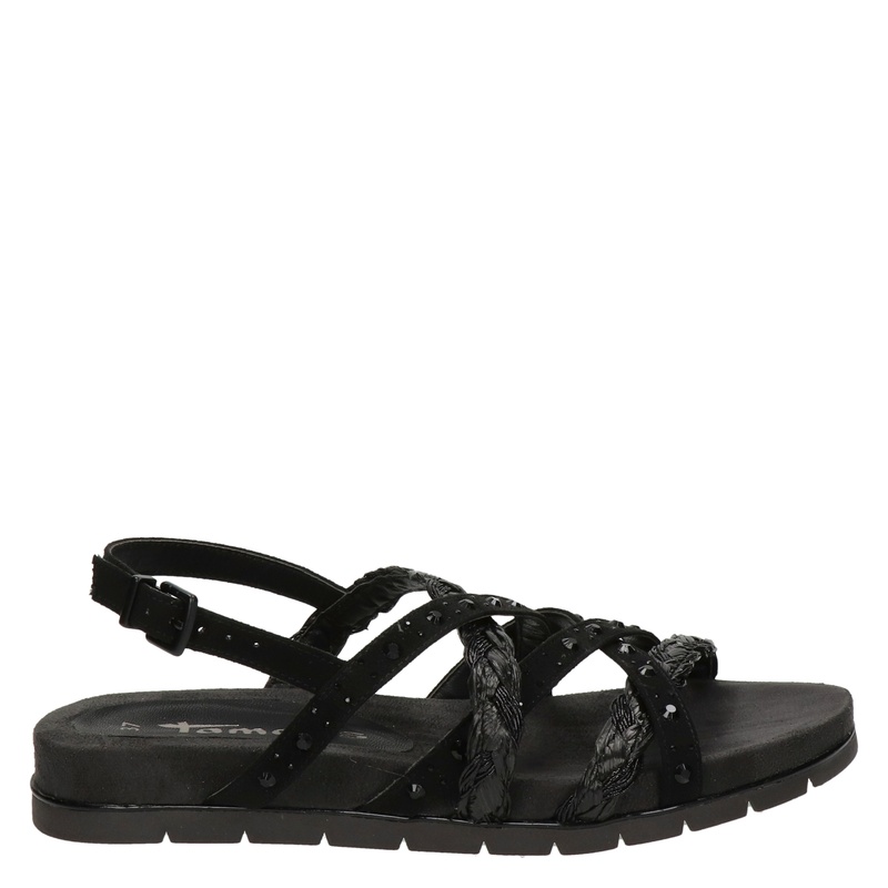 Tamaris - Sandalen voor dames - Zwart - Nelson.nl