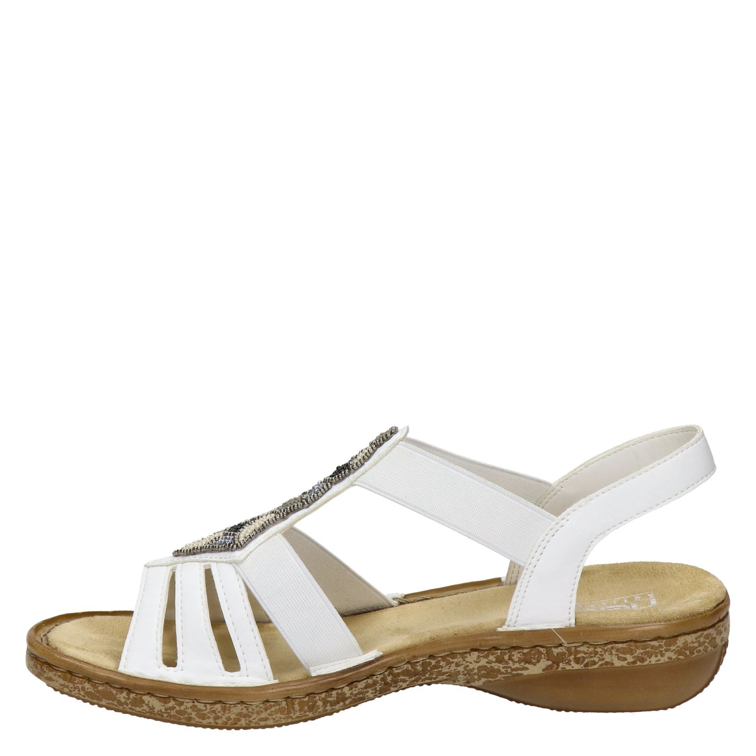 Rieker - Sandalen voor dames - Wit - Nelson.nl