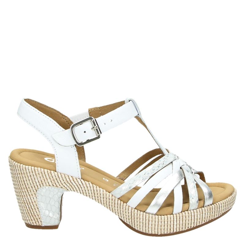 Gabor - Sandalen voor dames - Wit - Shoemixx.nl