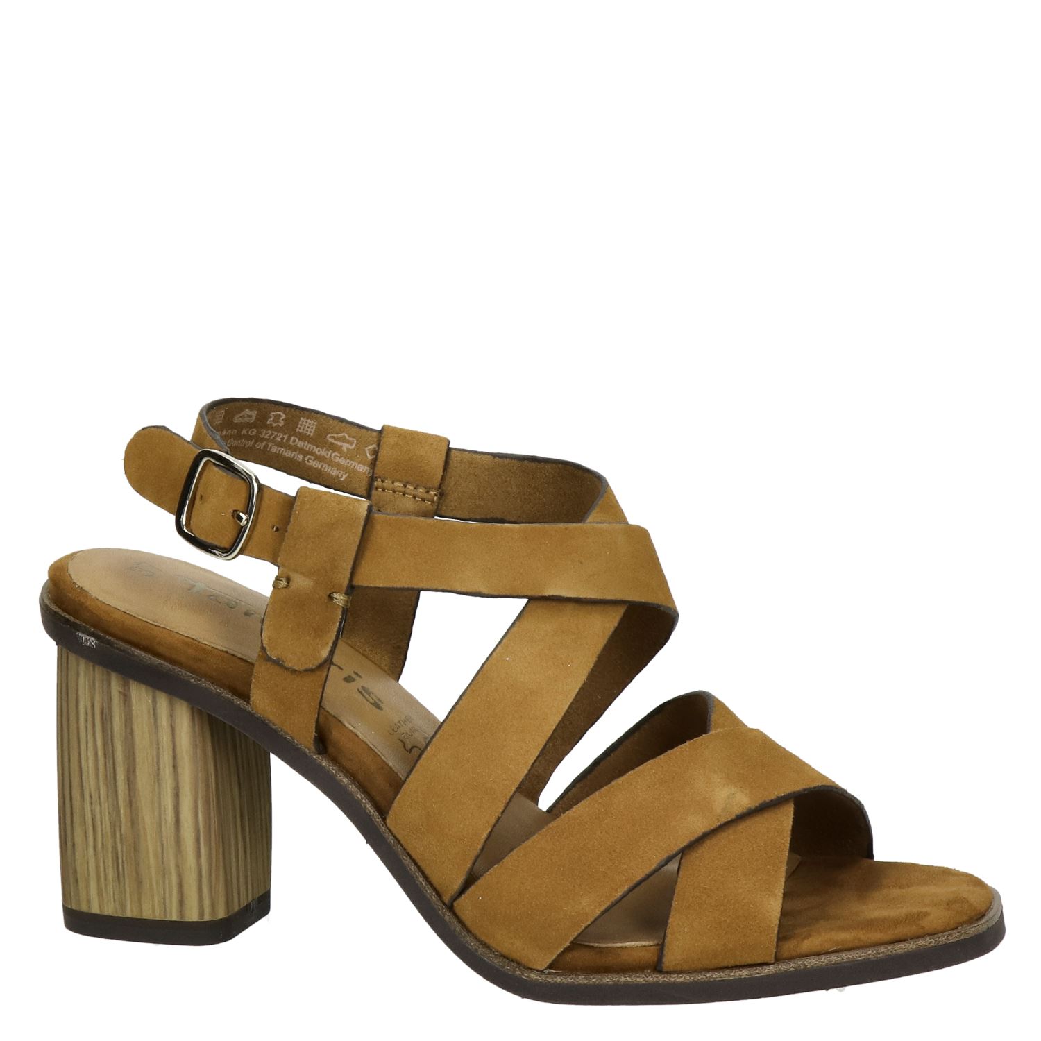 Tamaris - Sandalen voor dames - Cognac - Shoemixx.nl