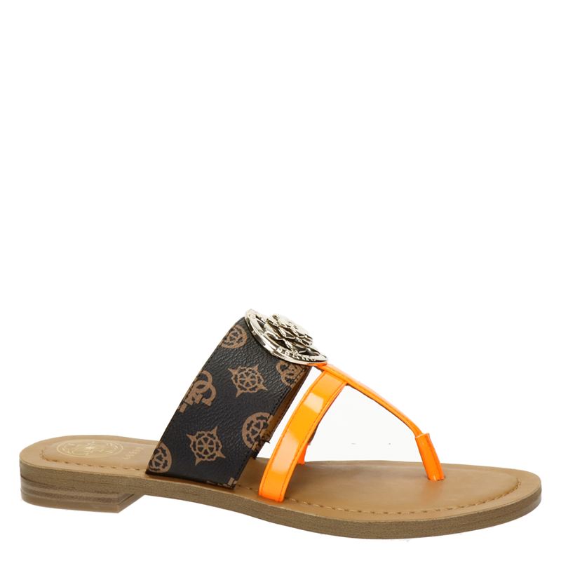 Guess Genera - Slippers voor dames - Bruin - Shoemixx.nl