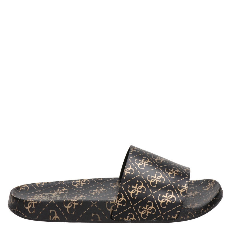 Guess - Slippers voor dames - Zwart - Shoemixx.nl
