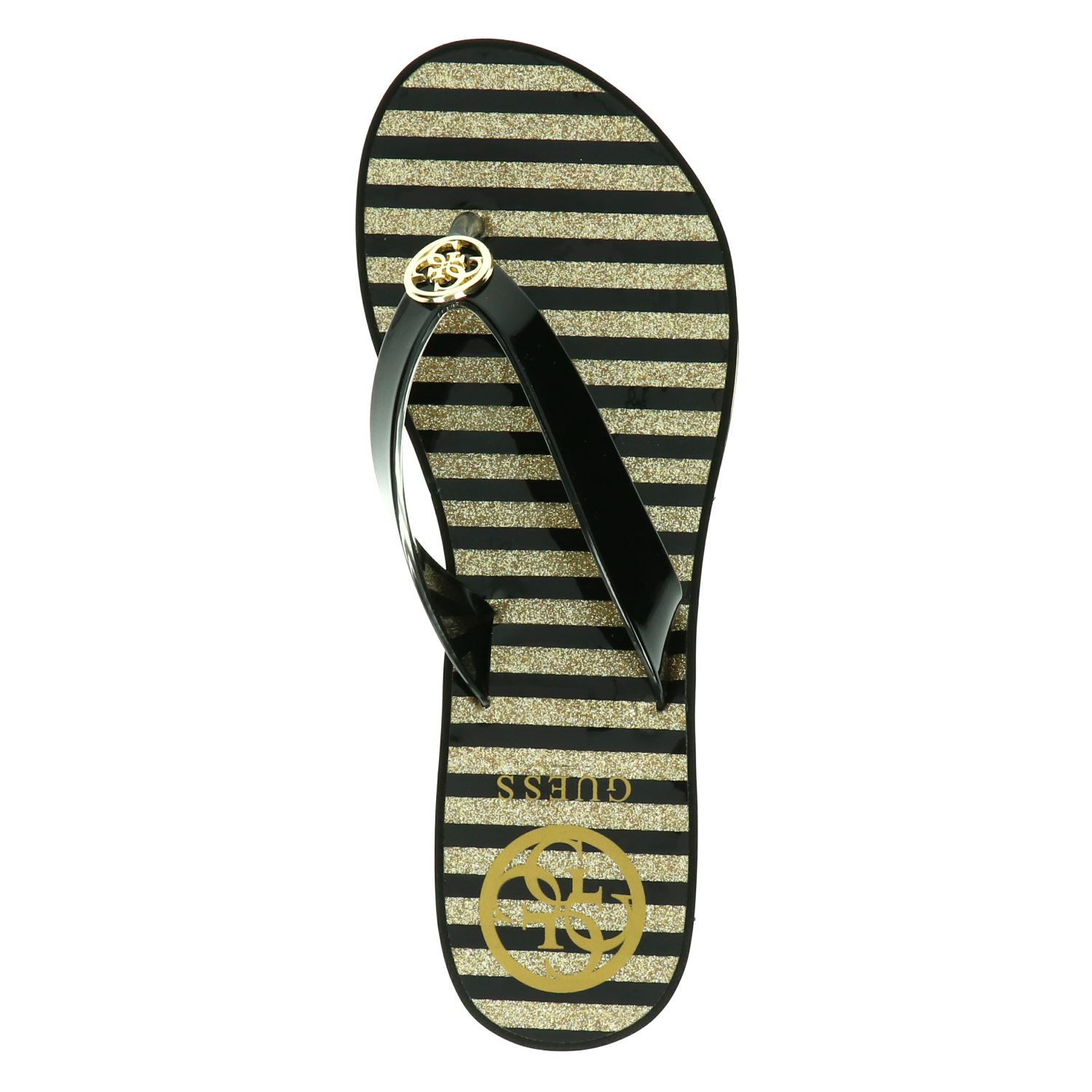 Guess dames slippers zwart