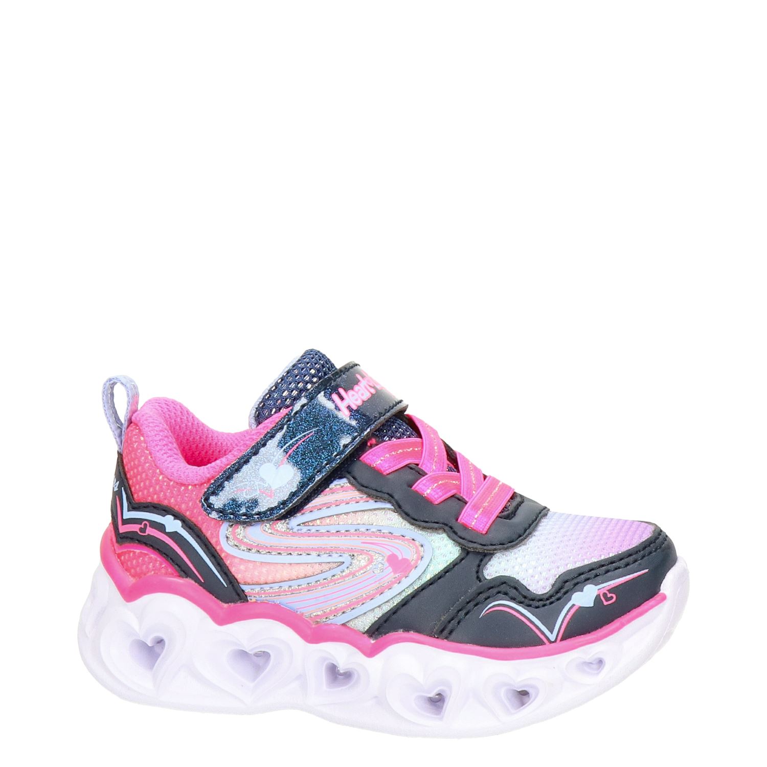 Skechers Heart Lights - Klittenbandschoenen voor meisjes - Blauw ...