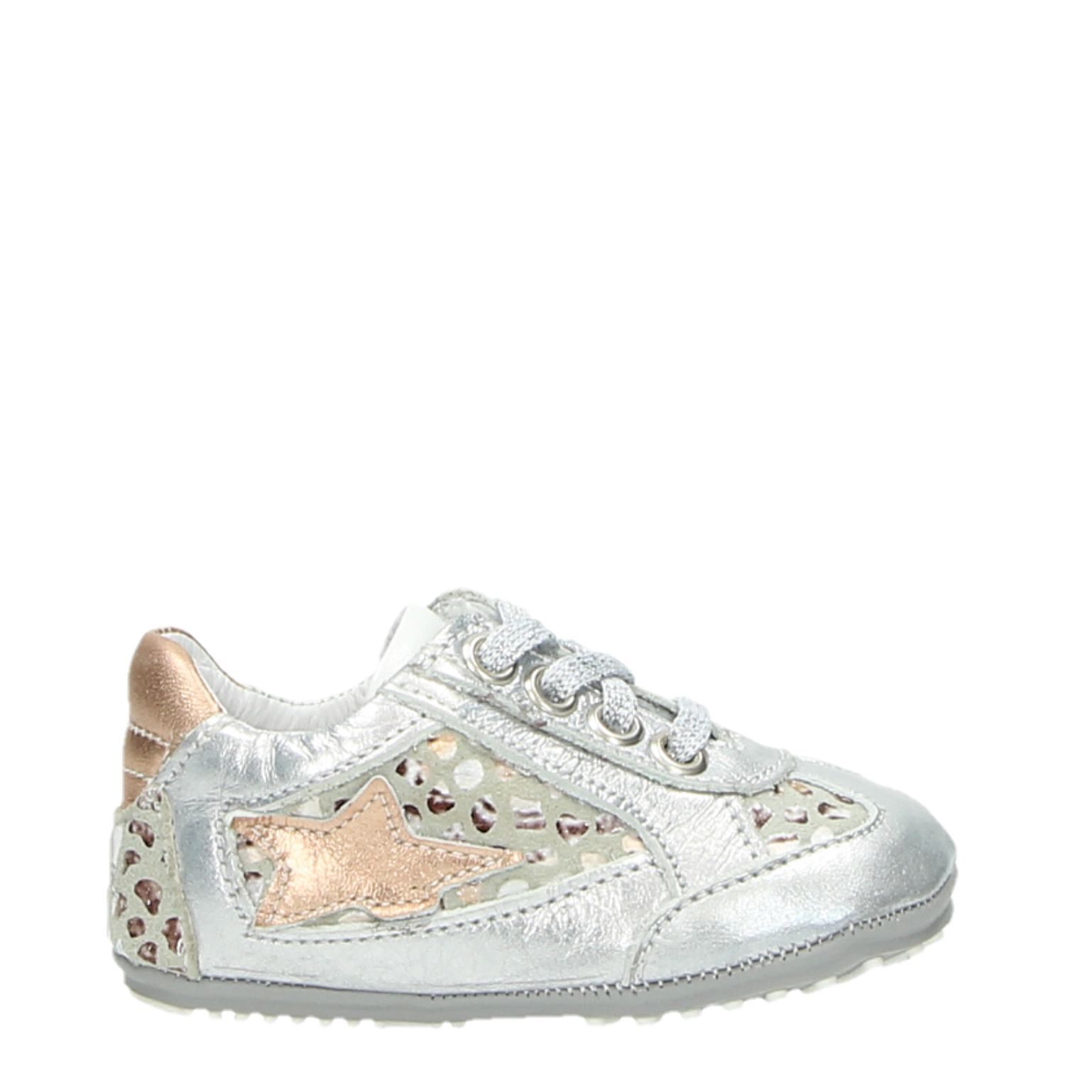 Jochie Freaks Meisjes Babyschoenen Zilver