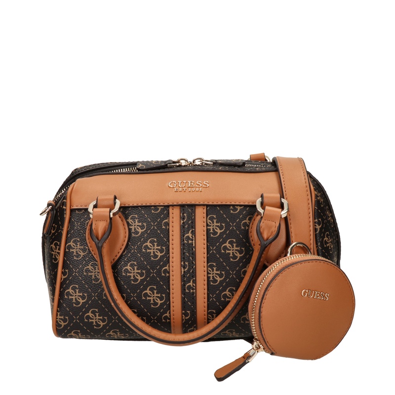 Guess Noelle - Schoudertas voor dames - Bruin - Nelson.nl