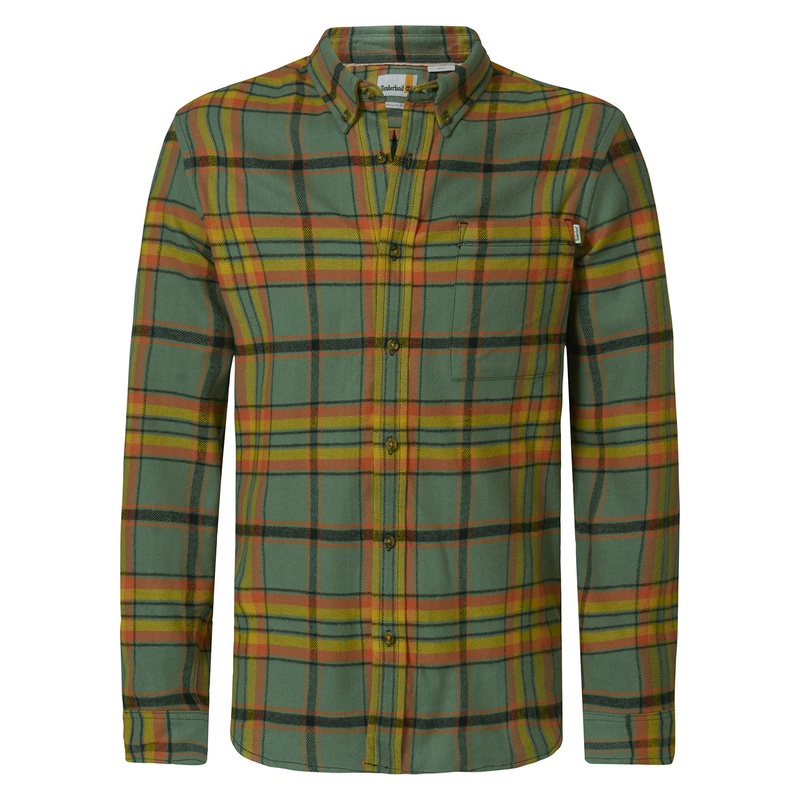 Timberland - Overhemd voor heren - Groen - Nelson.nl